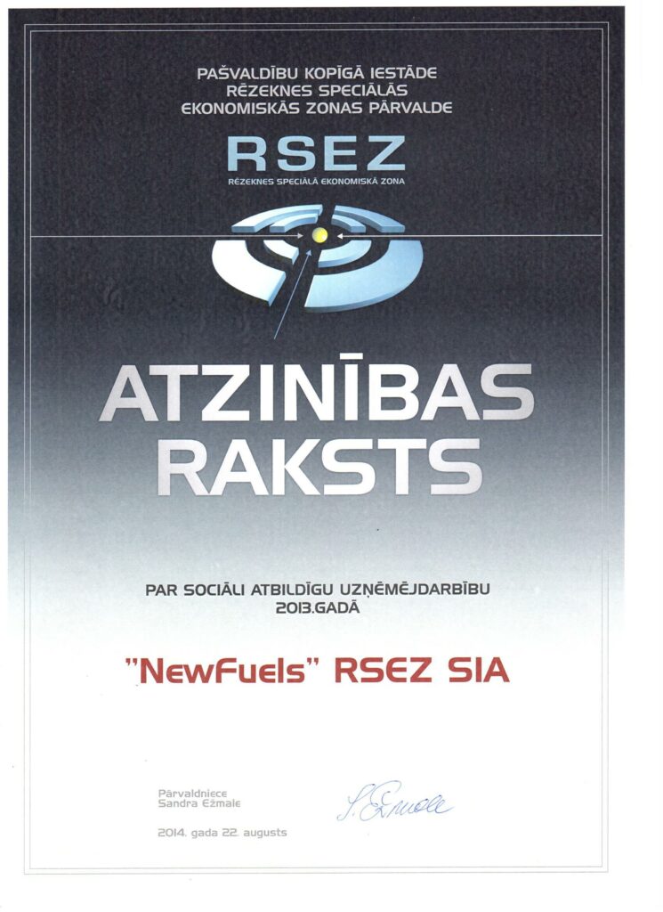 Rezekne SEZ Congratulates The Best Companies of RSEZ